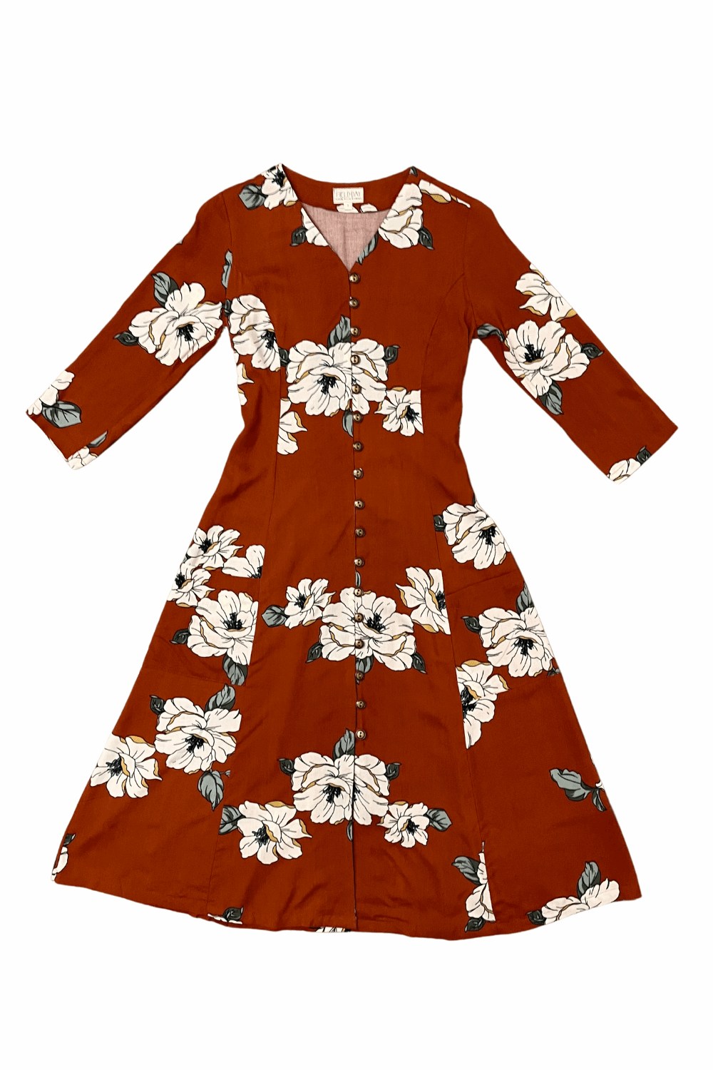 Fiona Dress in Sienna Magnolia – Field Day